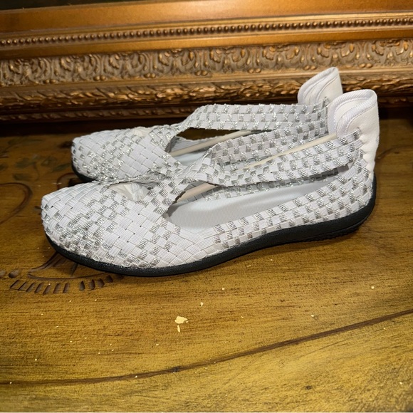 Angel Steps | Shoes | Angel Steps Mary Jane Shoes Silver Pattern ...